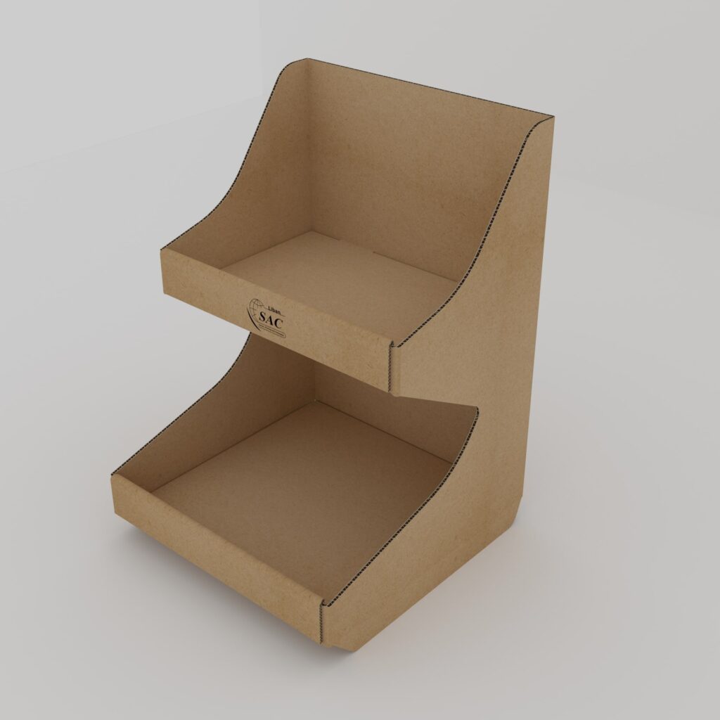 tabletop cardboard display stands – LibanSAC