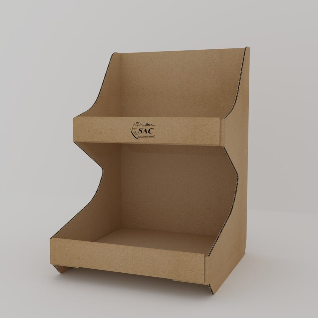 tabletop cardboard display stands – LibanSAC